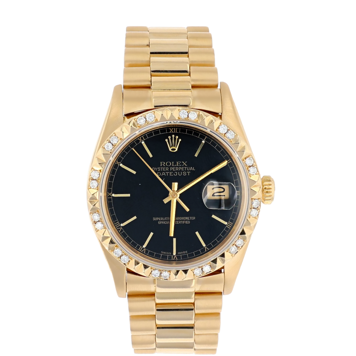 Rolex 16018 Datejust 18K Yellow Gold 36mm (Pre-owned)