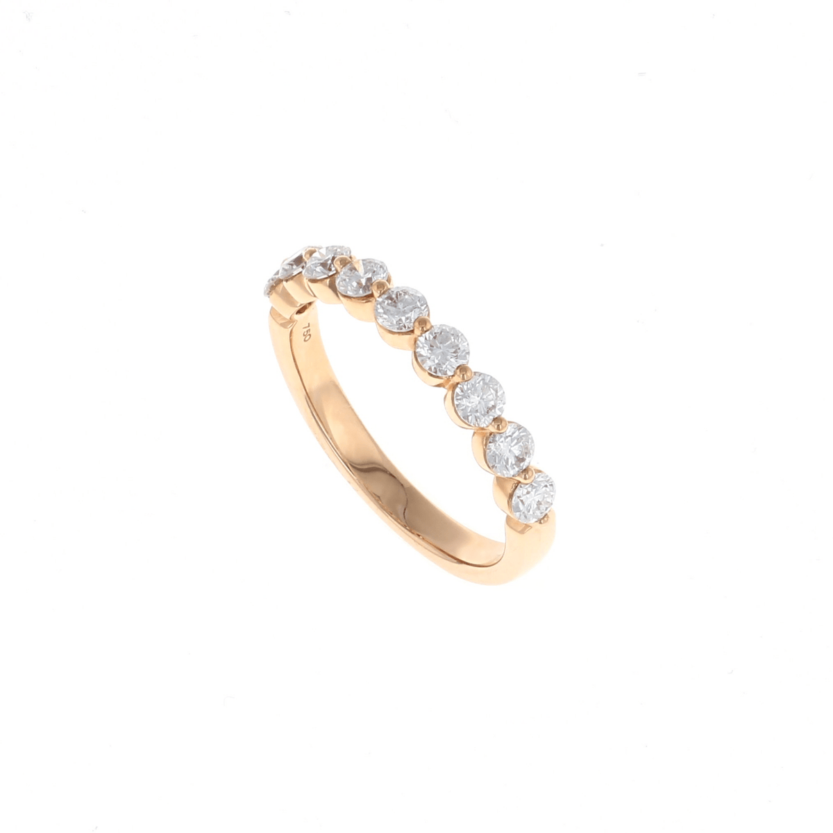 14KW 3 Row Multi Channel Diamond Band 1/4CT | International Diamond Center
