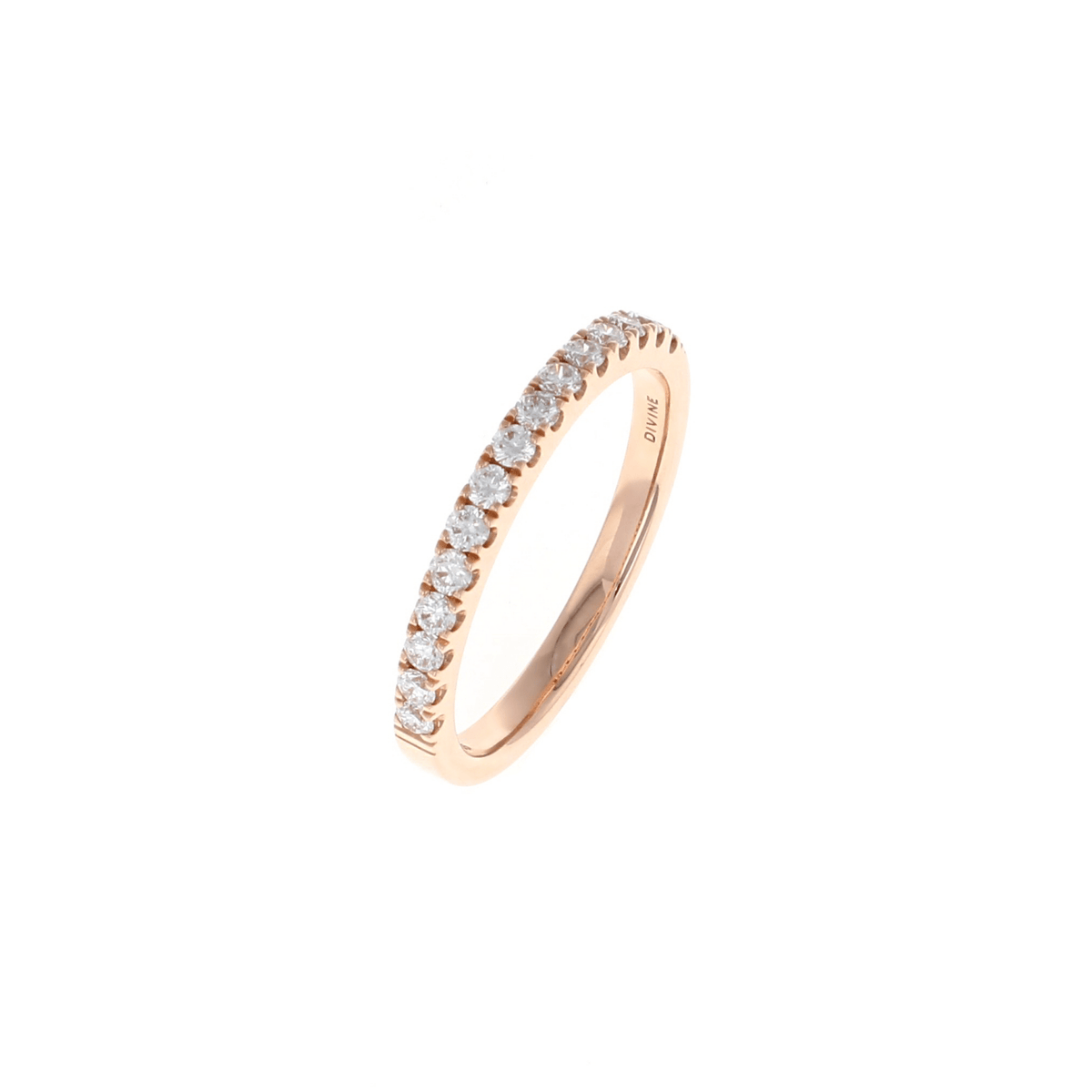 14KW 3 Row Multi Channel Diamond Band 1/4CT | International Diamond Center