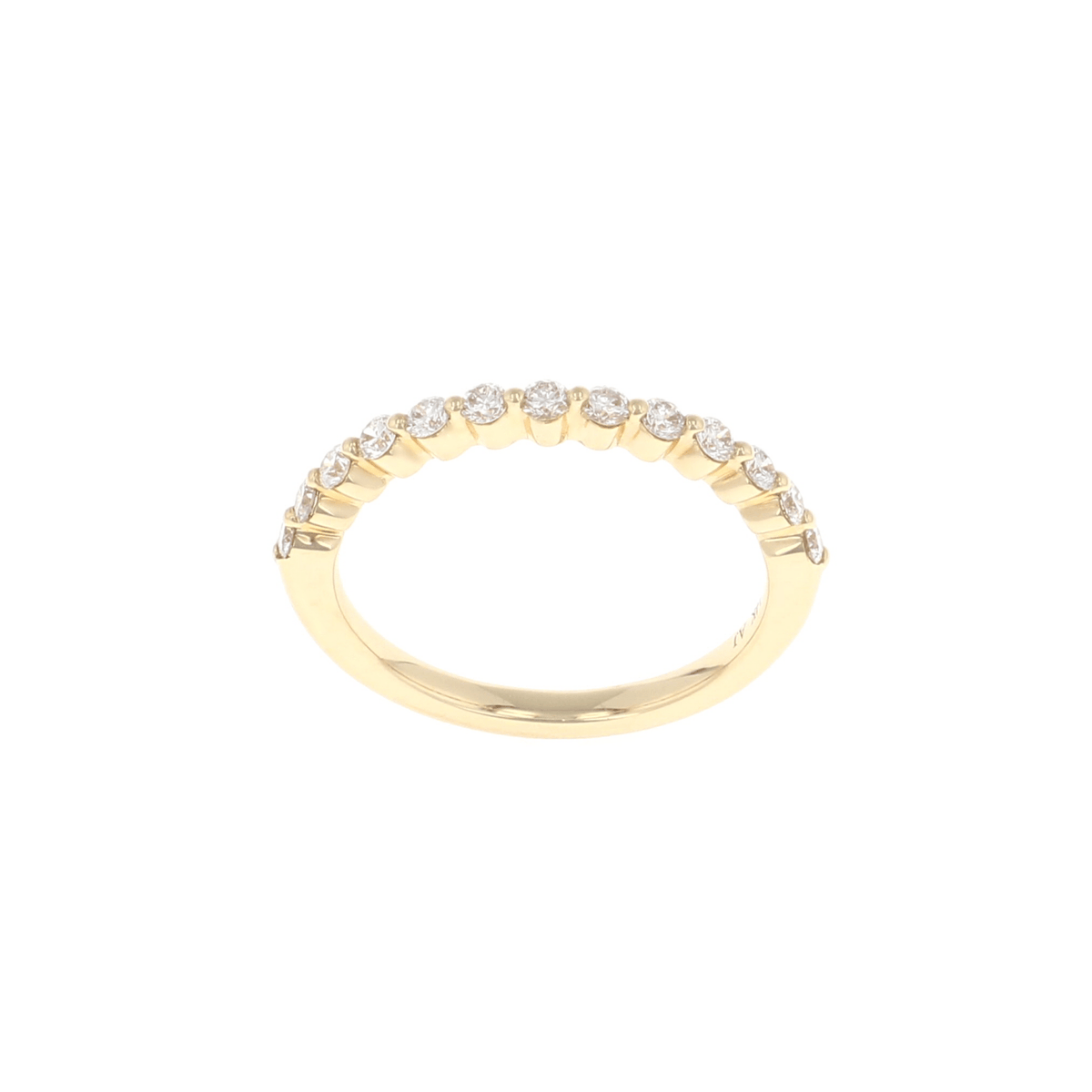 14KW 3 Row Multi Channel Diamond Band 1/4CT | International Diamond Center