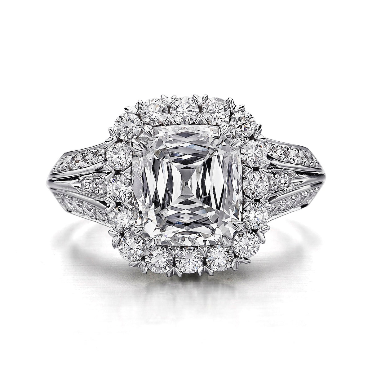 Christopher Designs Crisscut Engagement Ring Setting (0.97 CTW)