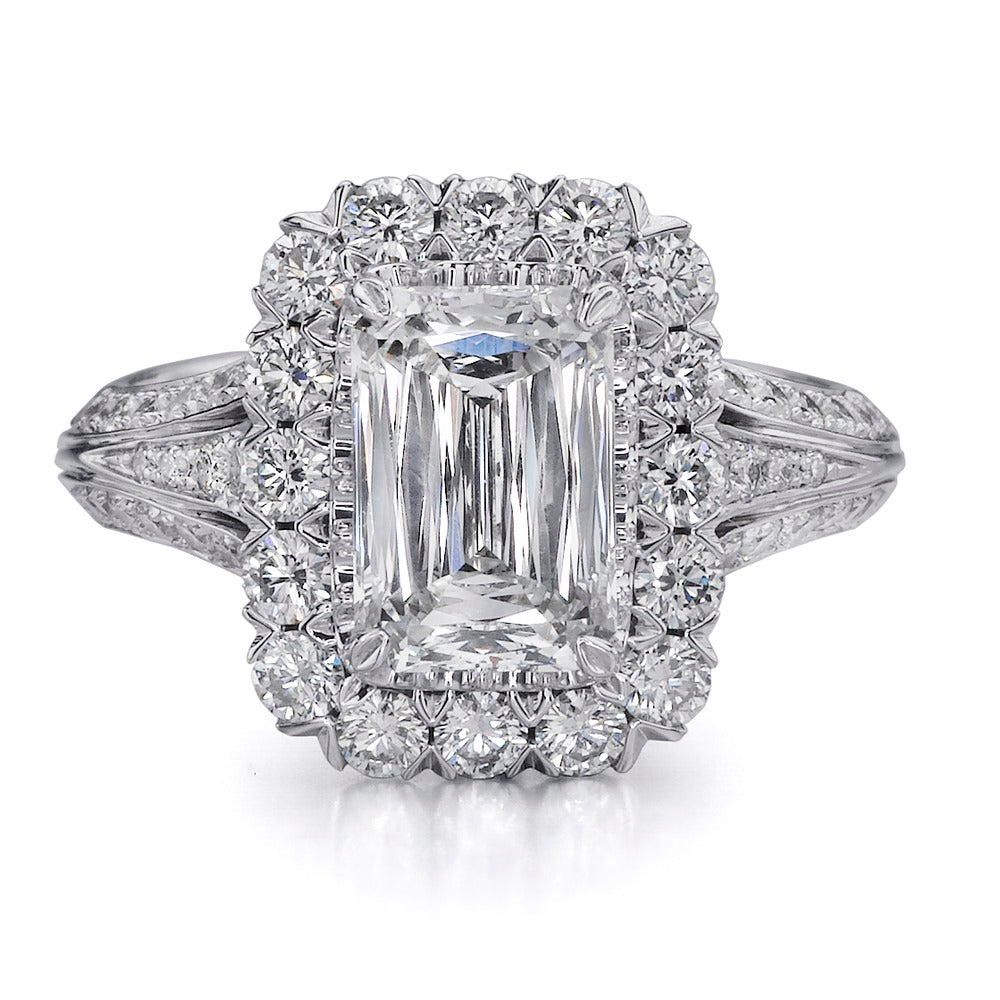 Christopher Designs Crisscut Engagement Ring Setting (0.98 CTW)