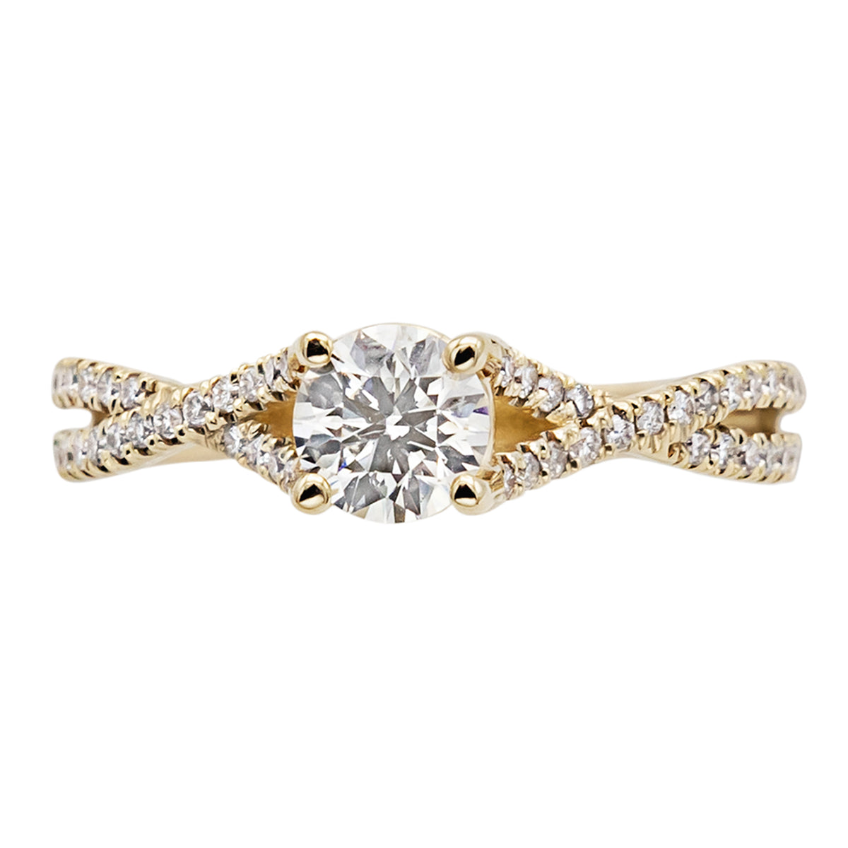 Complete Round Engagement Ring