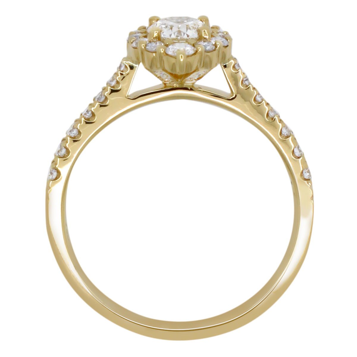 Complete Round Engagement Ring