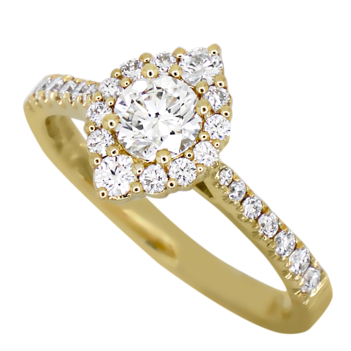 Complete Round Engagement Ring