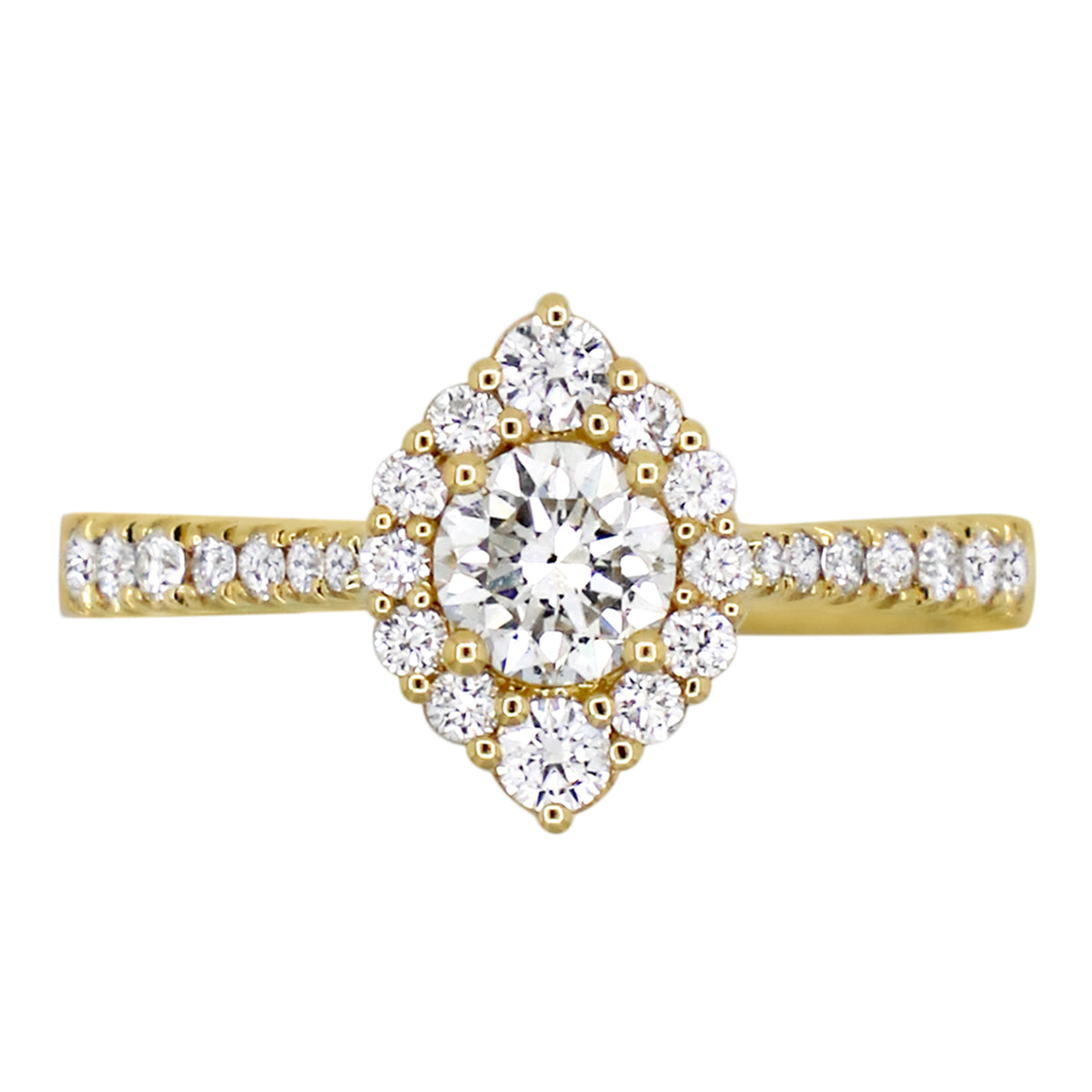Complete Round Engagement Ring