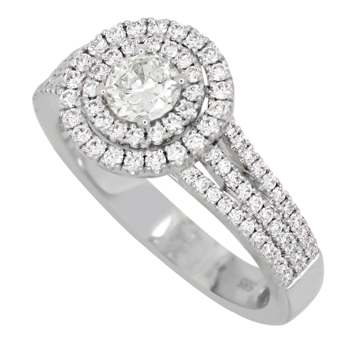 Complete Round Engagement Ring