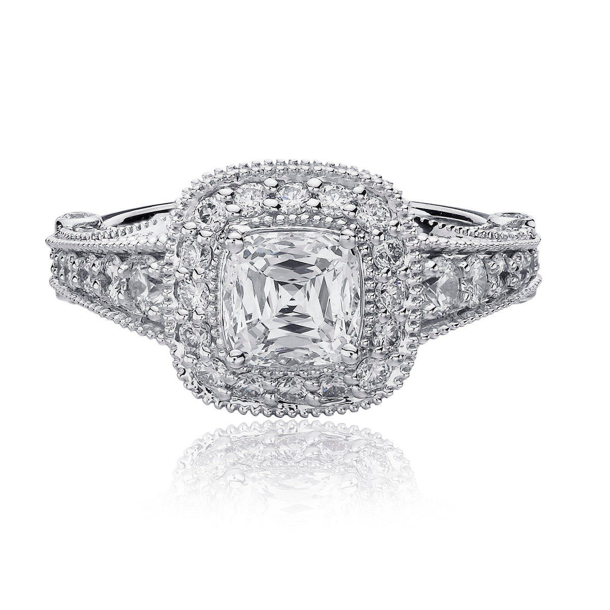 Christopher Designs Crisscut Engagement Ring Setting (1.14 CTW)