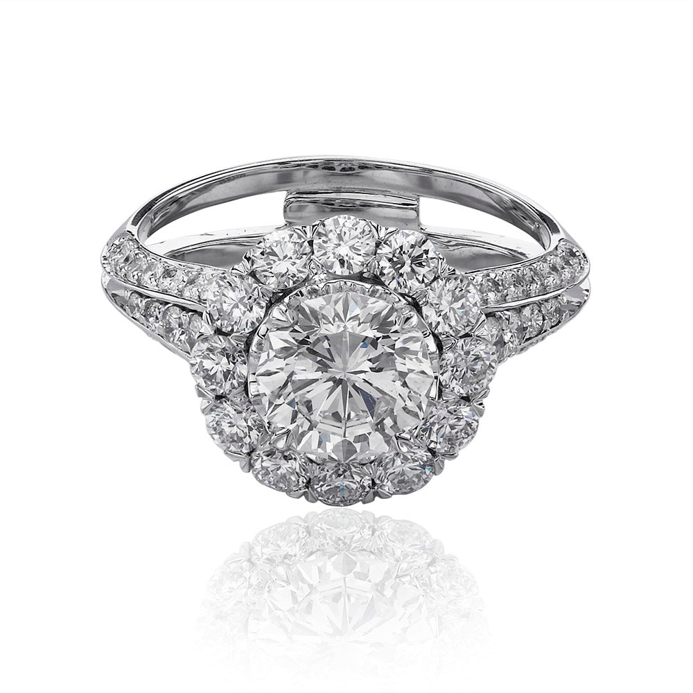 Christopher Designs Crisscut Engagement Ring Setting (1.20 CTW)